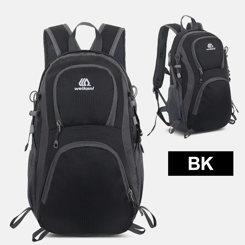 WEIKANI ультралёгкий рюкзак для всех Unisex из нейлона Черный, BK