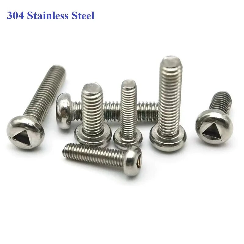 Антивандальные болты M3 из нержавейки 304 M3x20mm-(50Pcs)