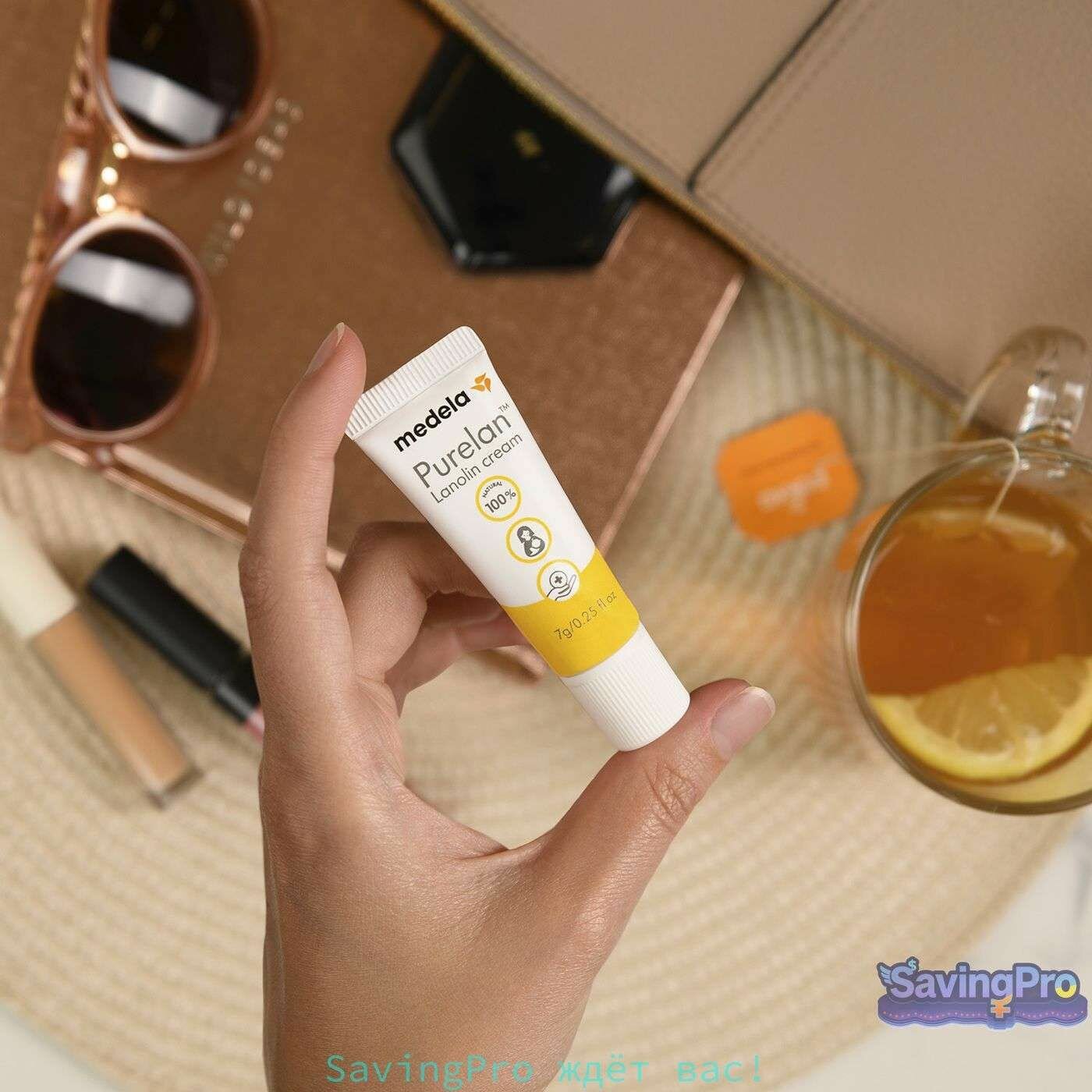 Медела Пурелан/Medela Purelan крем ланолиновый для гигиенического ухода за сосками кормящих матерей и косметического ухода за кожей туба 7г