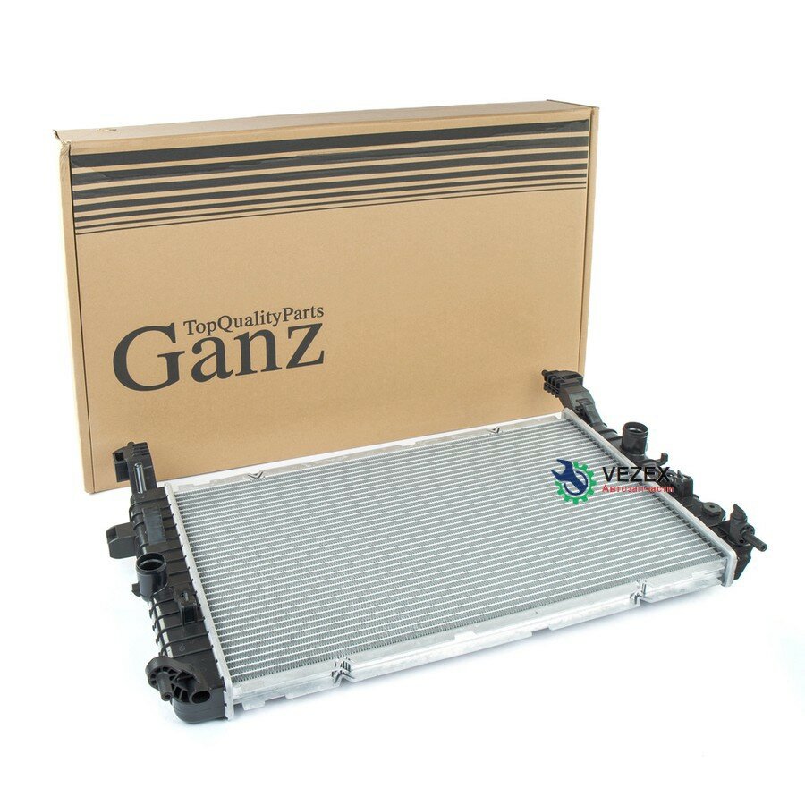 GANZ GIF07080 Радиатор основной OPEL Meriva 1.4/1.6/1.8L 2003->10 GANZ GIF07080