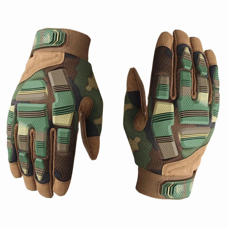 Тактические перчатки M, камуфляж jungle camouflage