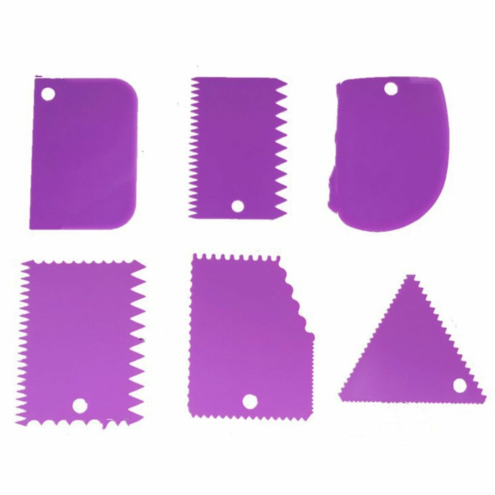 6 шт. мастика для торта, силиконовый скребок для крема, формы: трапеция, полукруг, дуга, треугольник