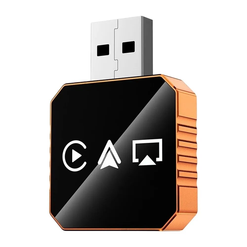 Беспроводной Адаптер Carplay 4-В-1 С AI Box, Mirror Link, Для Android Auto И USB