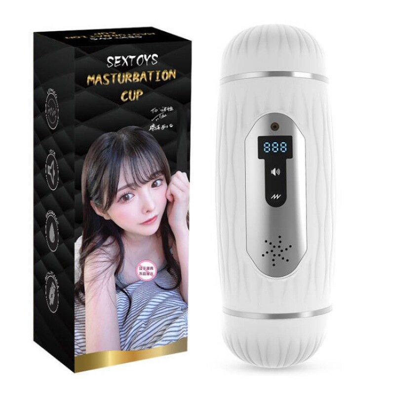 Wanle Space Capsule Airplane Cup Мужской двуглавый Счетный автоматический нагревательный сосущий произношение