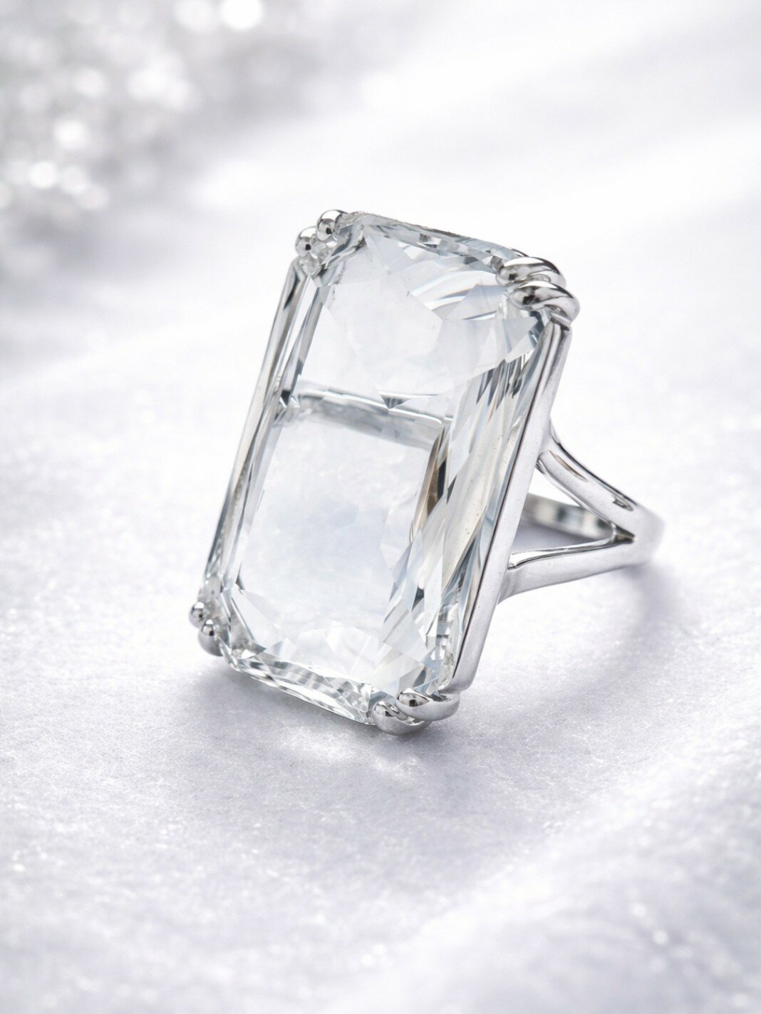 Кольцо помолвочное, кристалл