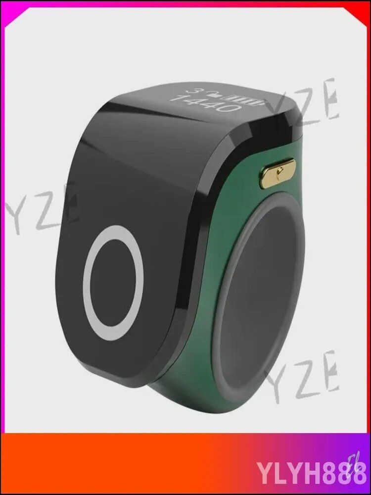 Эксклюзивное смарт кольцо для электронного тасбиха, мусульманские четки со счетчиком молитв PD