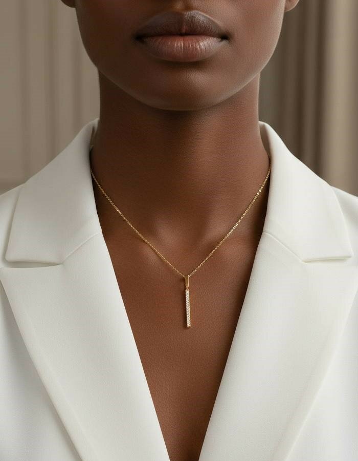 Колье, циркон