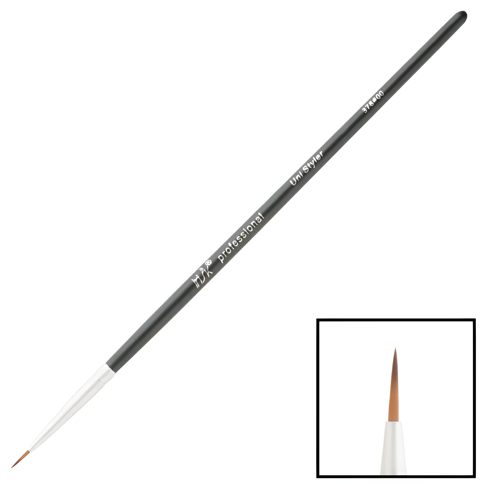 Кисть Irisk Professional Uni Styler №0, для дизайна, натуральный ворс