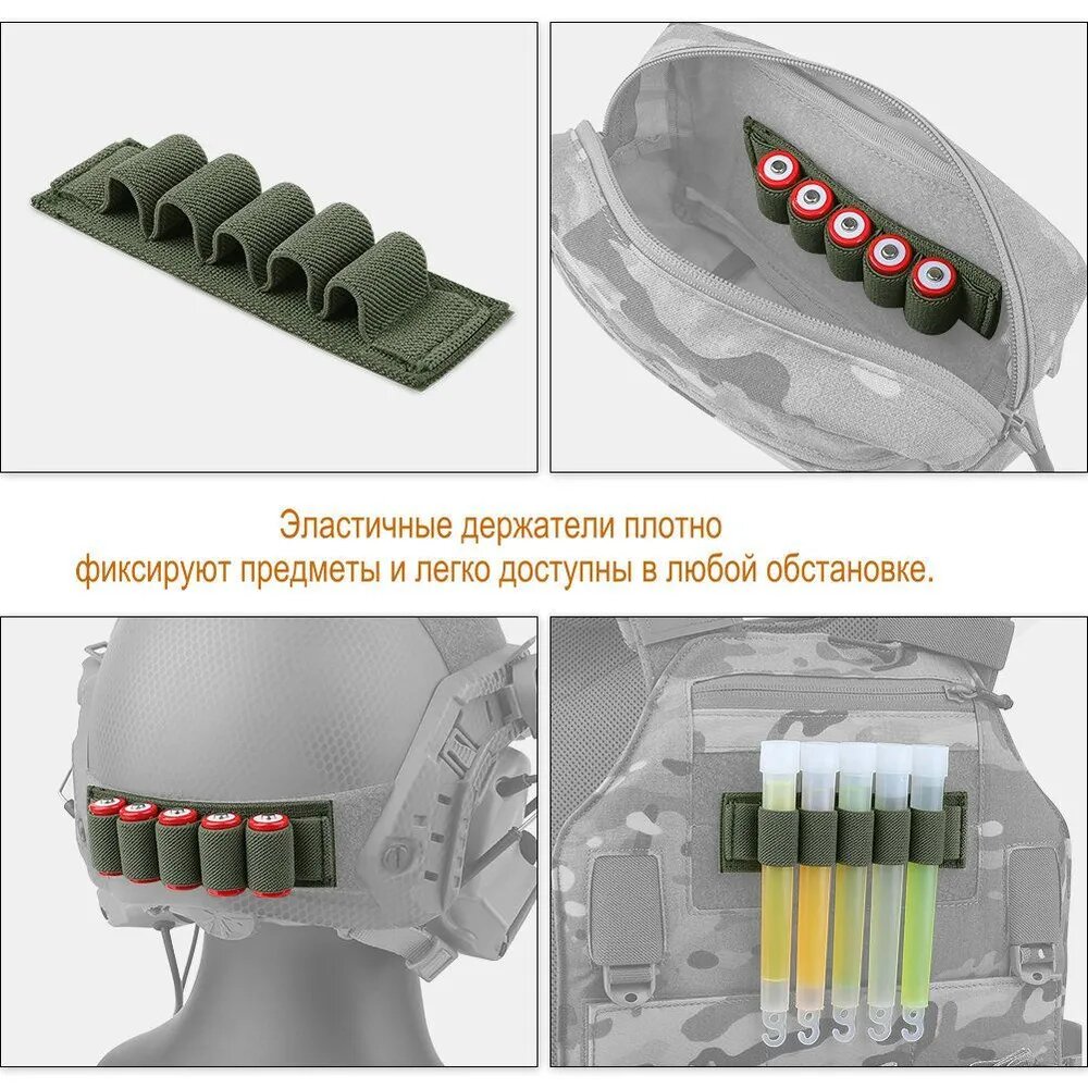 Krydex Gear Зеленая сумка для пейнтбольного снаряжения, нейлон Cordura 500 Denier