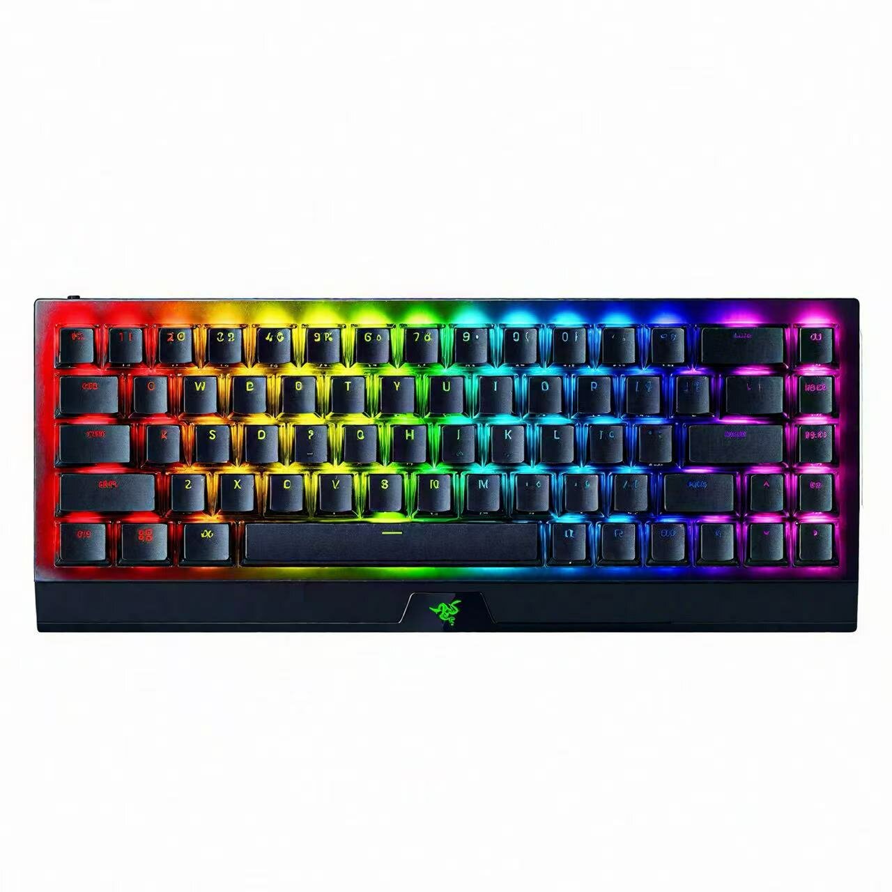 Механическая клавиатура Razer BlackWidow V4 Mini, черная, трехрежимная, Mini Spider, RGB, Orange Switch