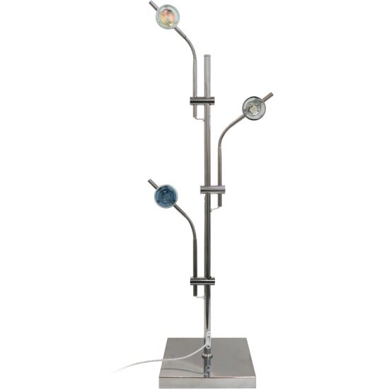 Торшер напольный Uniel ULM-T640 3x2W/3000K CHROME MULTICOLOR