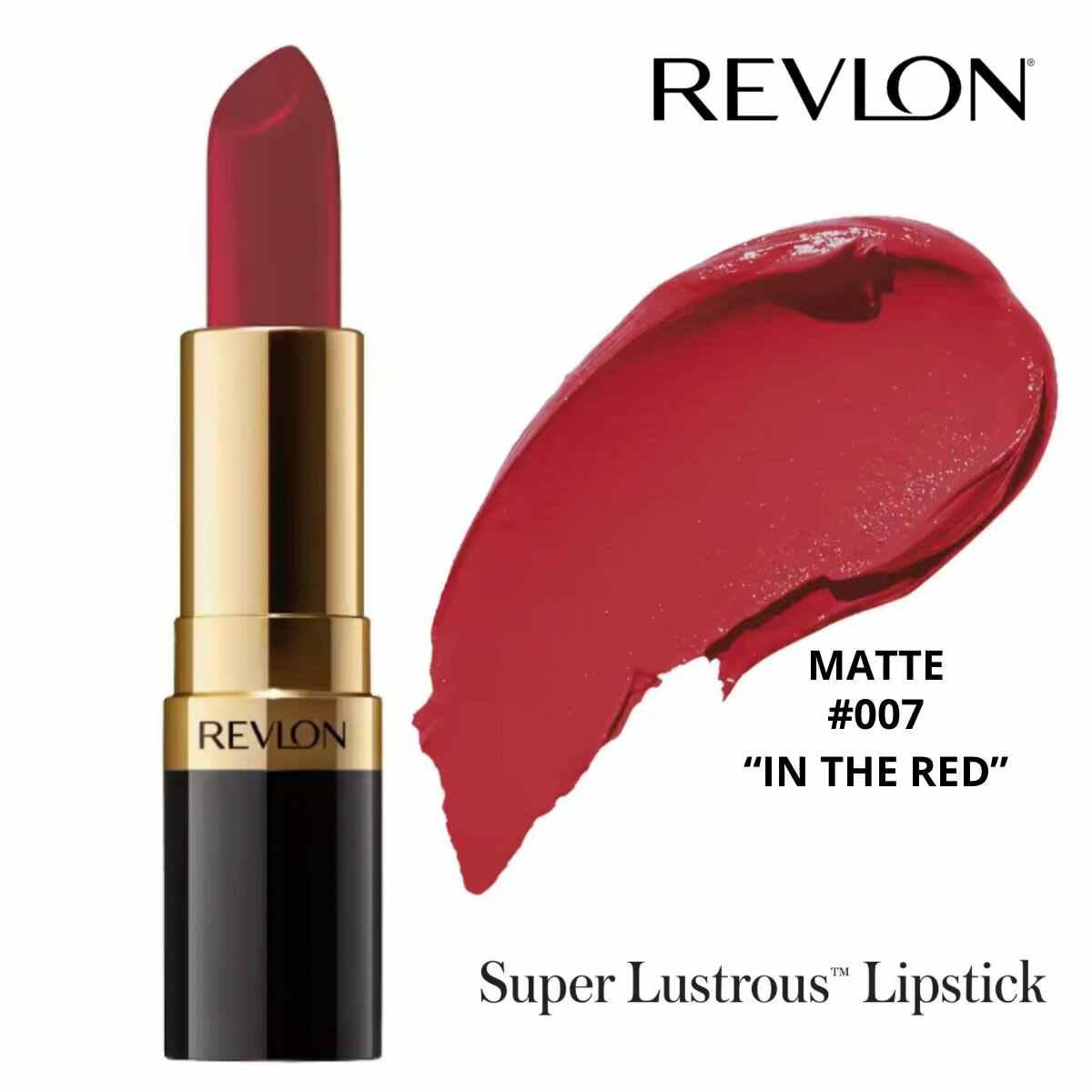 Revlon Матовая губная помада Super Lustrous Lipstick