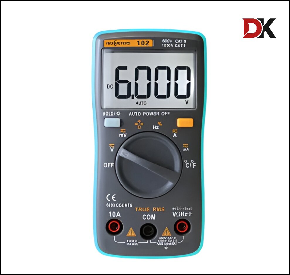 Мультиметр RichMeters RM102, с автоотключением, подсветкой, измерение температуры