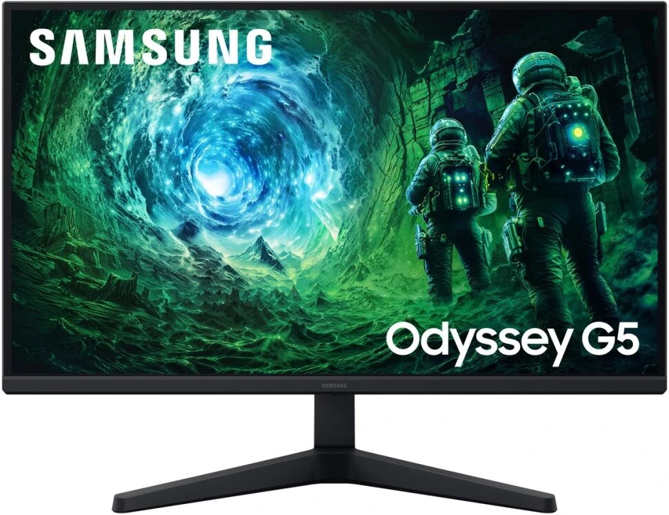 27" Монитор Samsung Odyssey G5 G53F S27FG532EI, 2560x1440, 200 Гц, IPS, черный