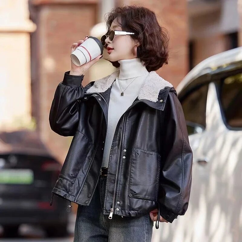 Куртка кожаная