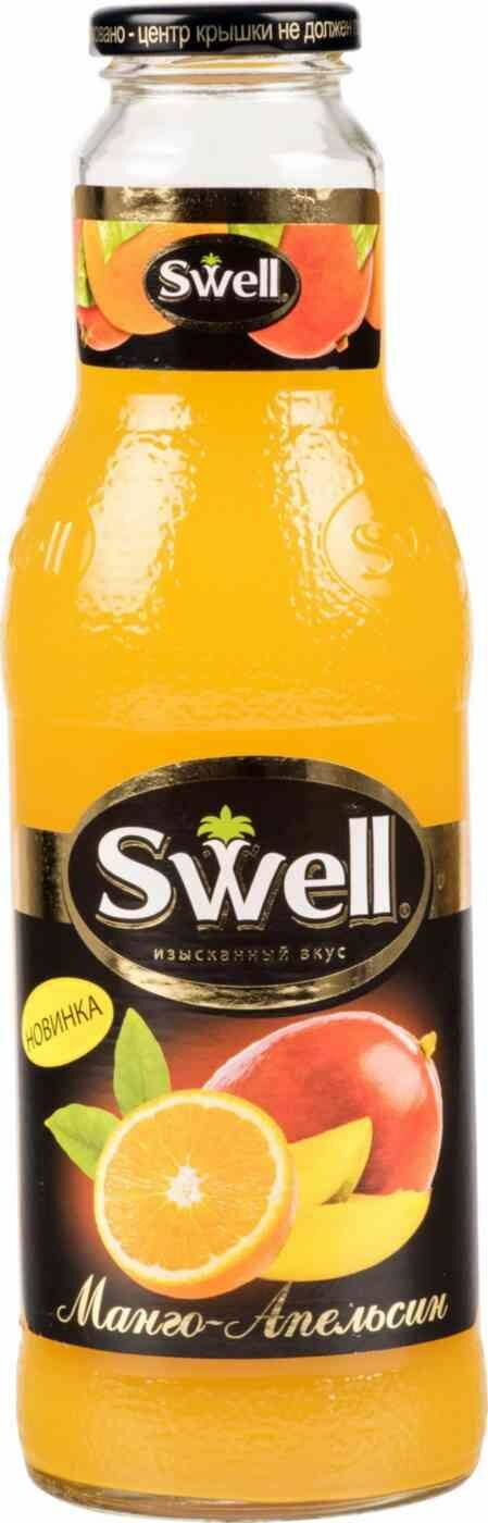 Нектар SWELL Манго и апельсин детского питания 0,75л