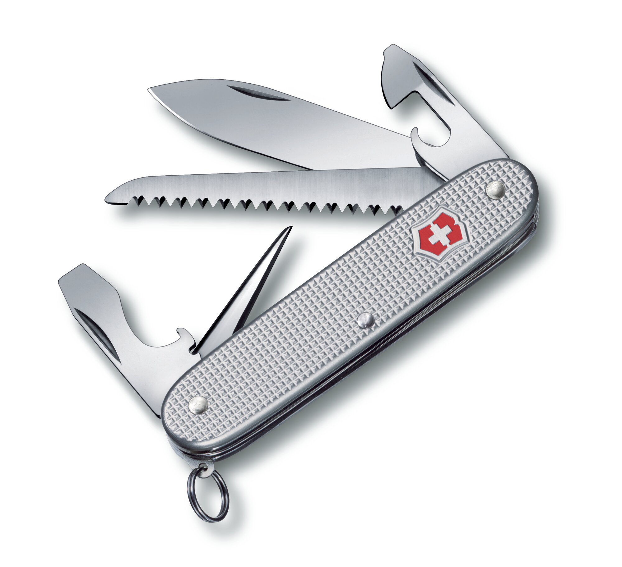 Нож VICTORINOX "Farmer", многофункциональный, нержавеющая сталь, 16 см 0.8241.26