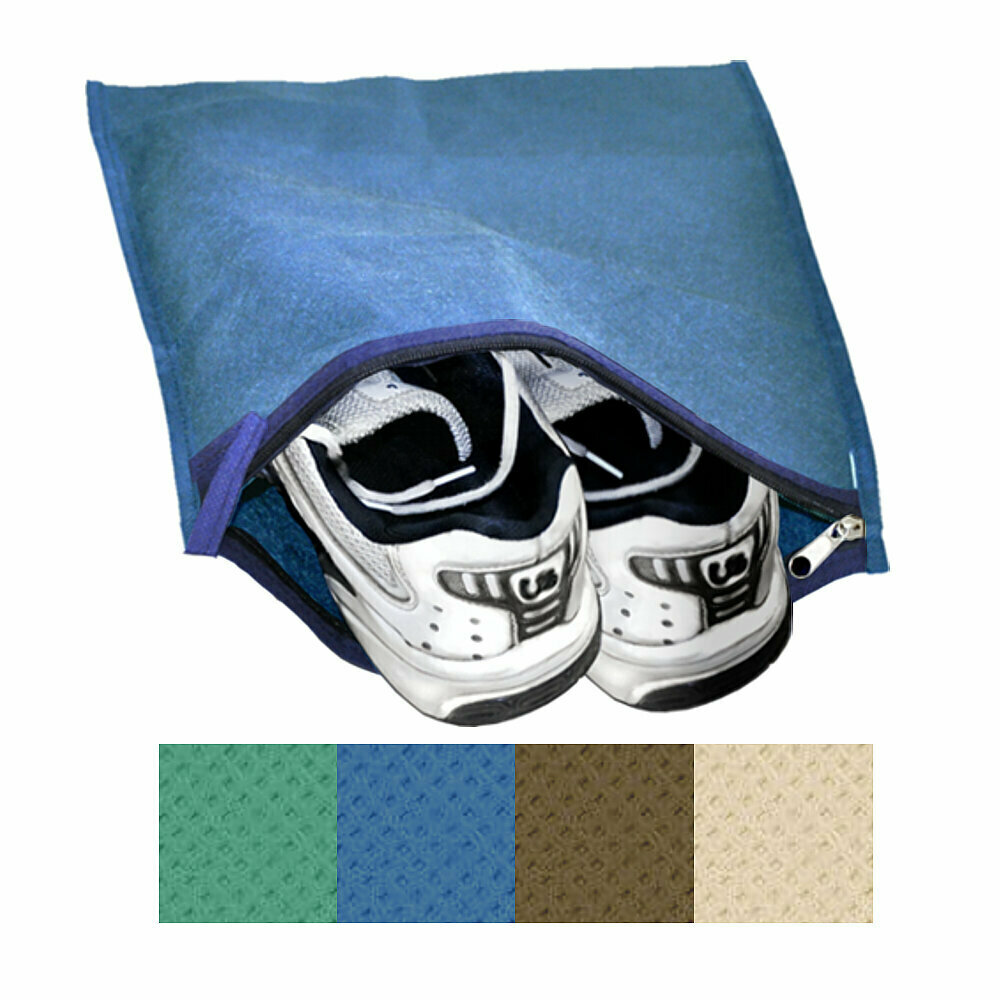 Мешок для обуви спанбонд, воздухопроницаемый 32x32 см (без выбора цвета)