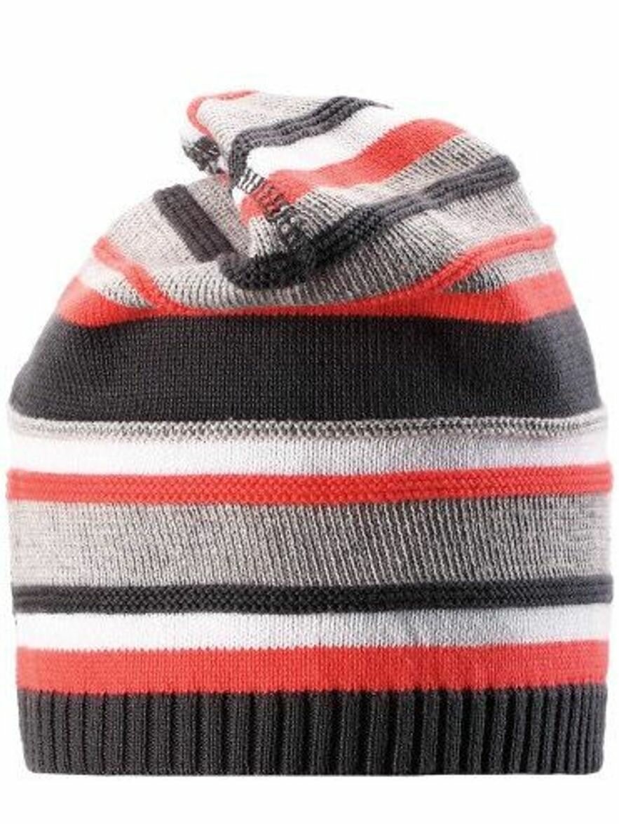 Шапка-бини Reima Beanie для мальчиков, красный/синий/серый — фото 1