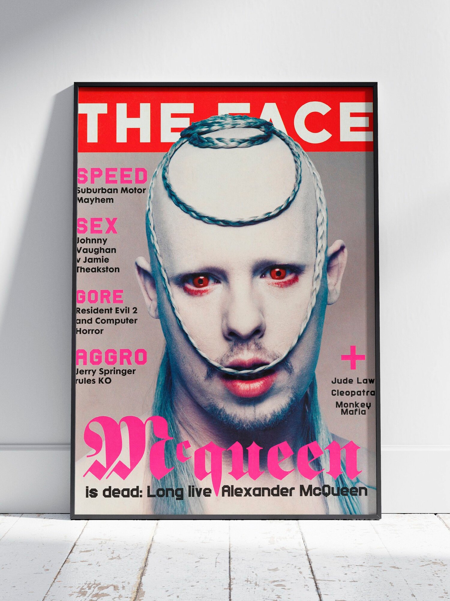 Плакат на стену для интерьера Александр Маккуин (Alexander McQueen 19) - Постер по модели, бренду и моде формата A4 (21x30 см)