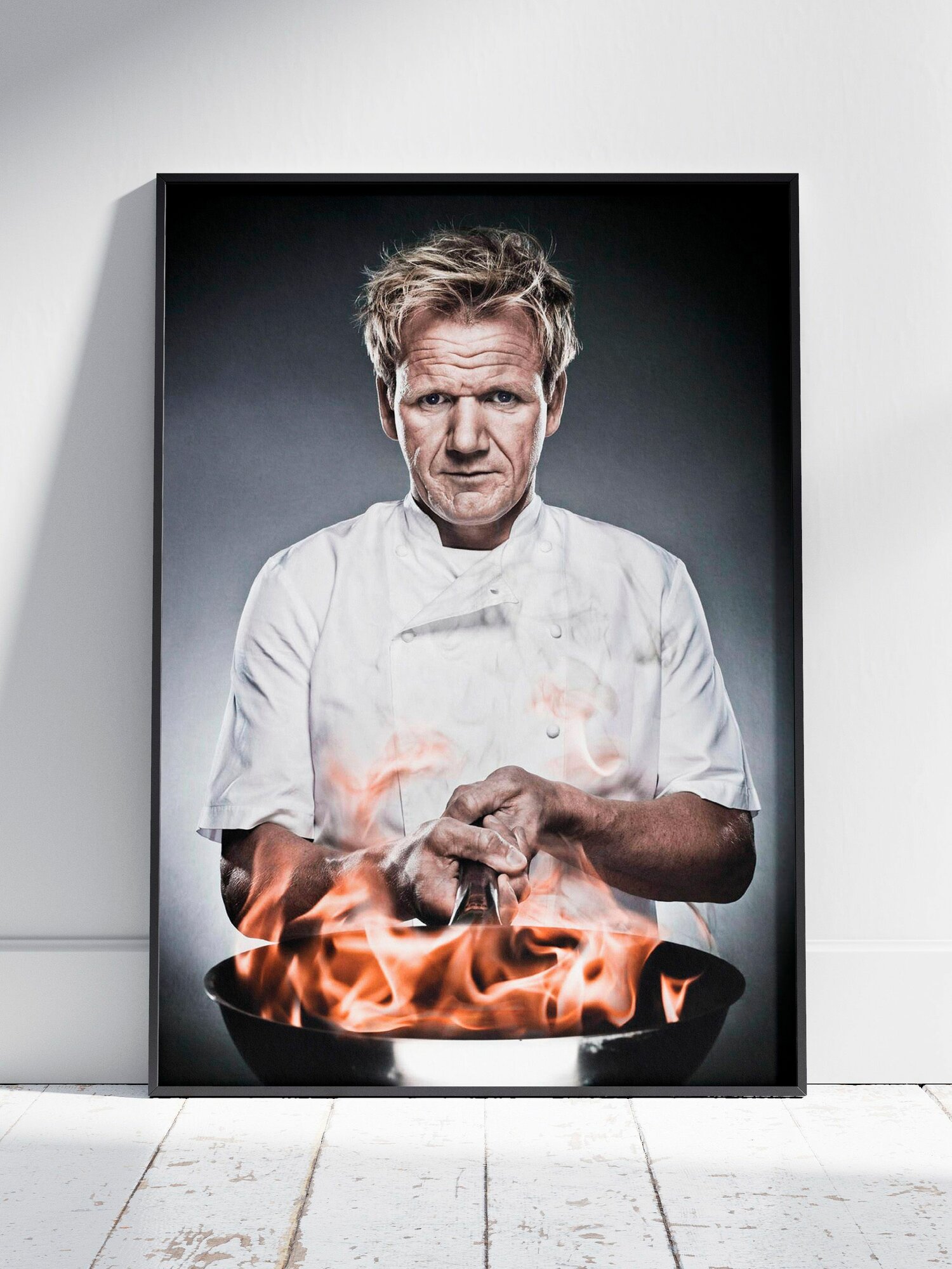Плакат на стену для интерьера Гордон Рамзи (Gordon Ramsay 6) - Постер по медиа и интернет звезде формата A4 (21x30 см)