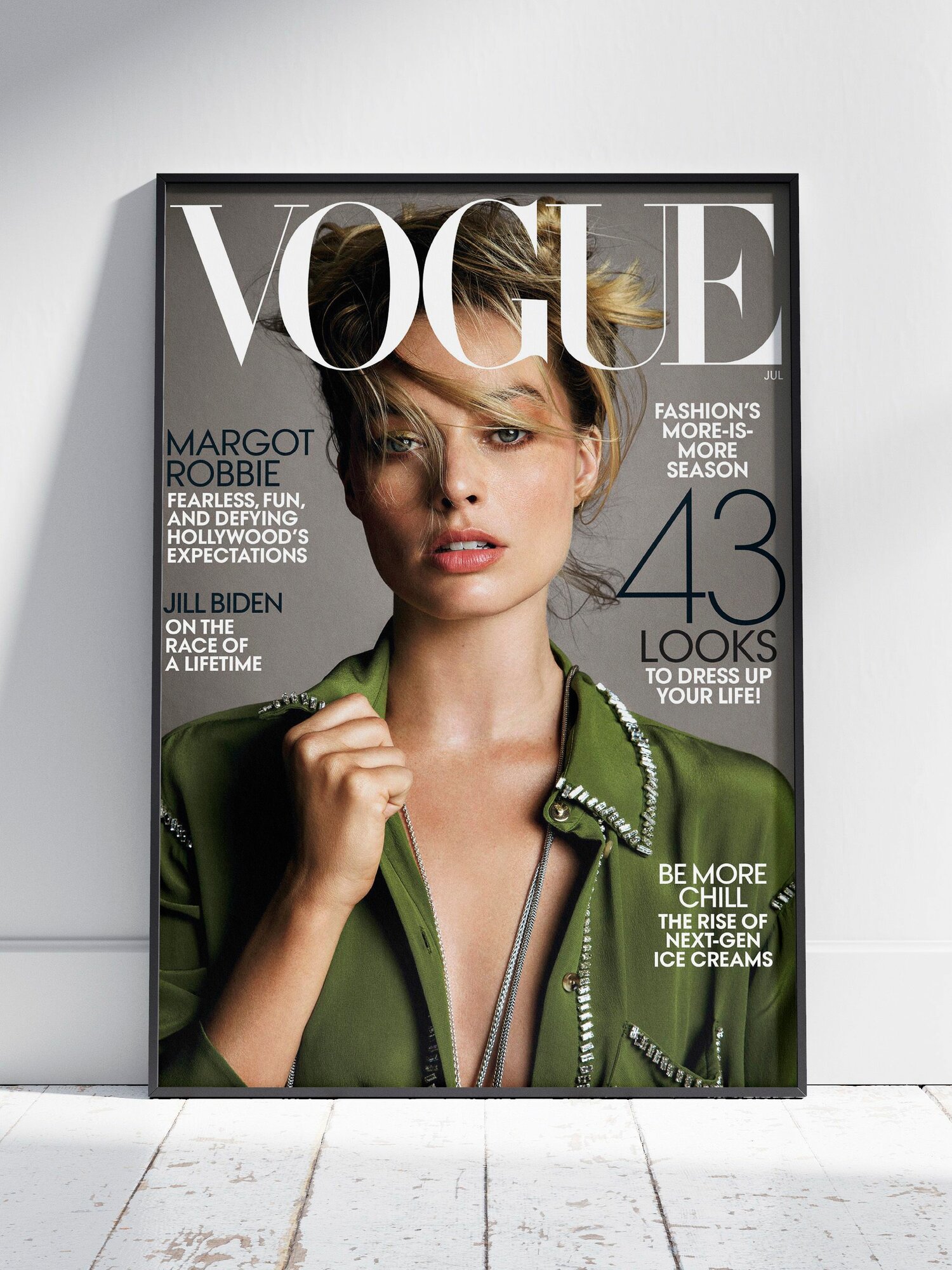 Плакат на стену для интерьера Марго Робби (Margot Robbie 47) - Постер по актеру фильма, кино, сериала формата A4 (21x30 см)