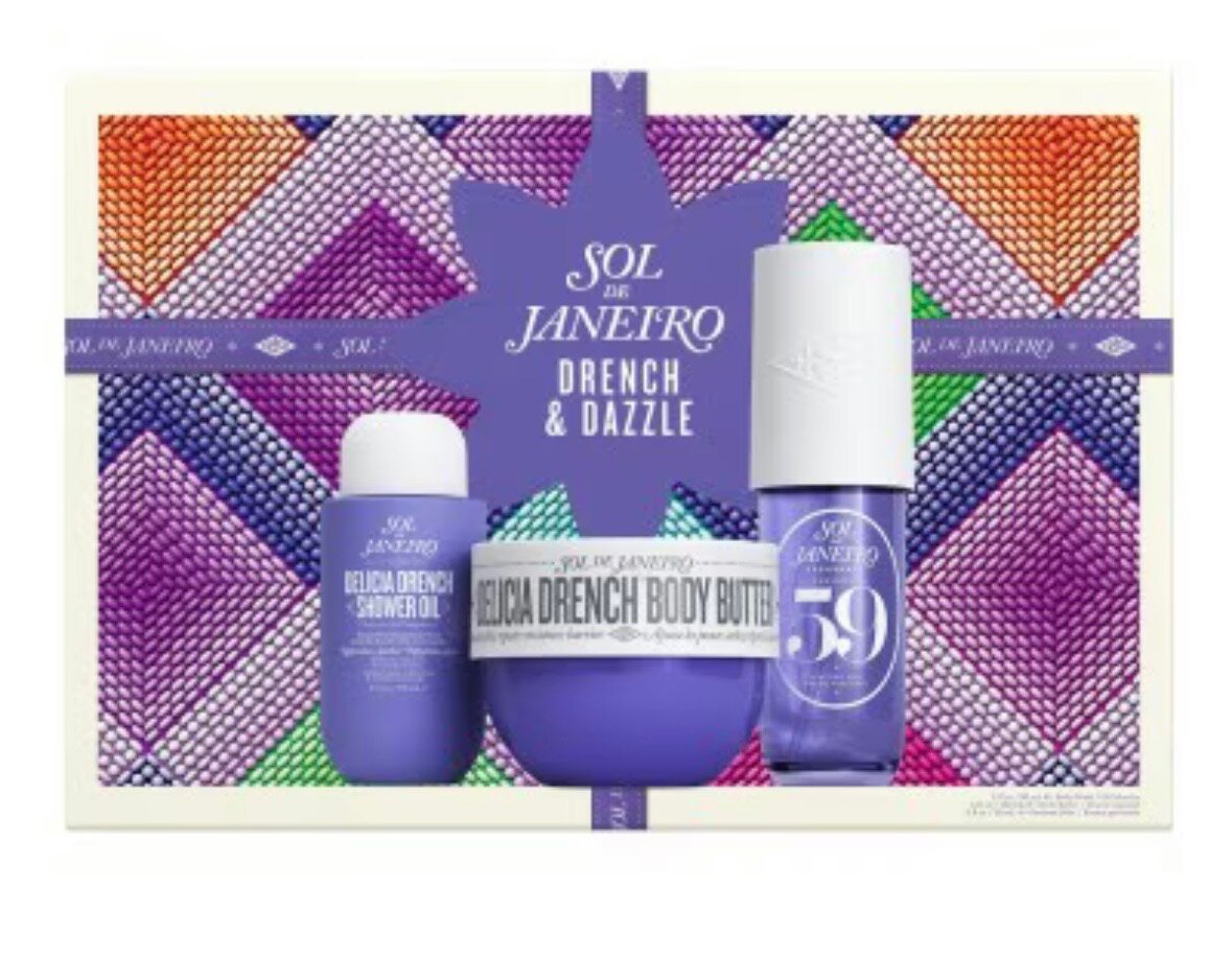 SOL DE JANEIRO Набор средств по уходу за телом Drench & Dazzle Set, 3 предмета