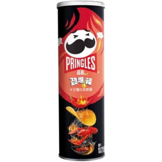 Картофельные чипсы Pringles со вкусом с острым раком и сычуаньским соусом 110 г Китай