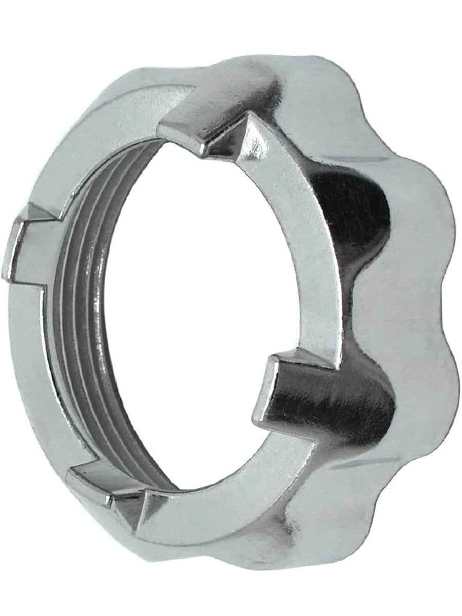 Металлическая передняя гайка D=60мм по резьбе RK258745 для мясорубки Elenberg