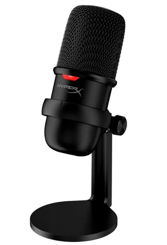 Микрофон HyperX SoloCast, черныйМикрофон HyperX SoloCast, черный