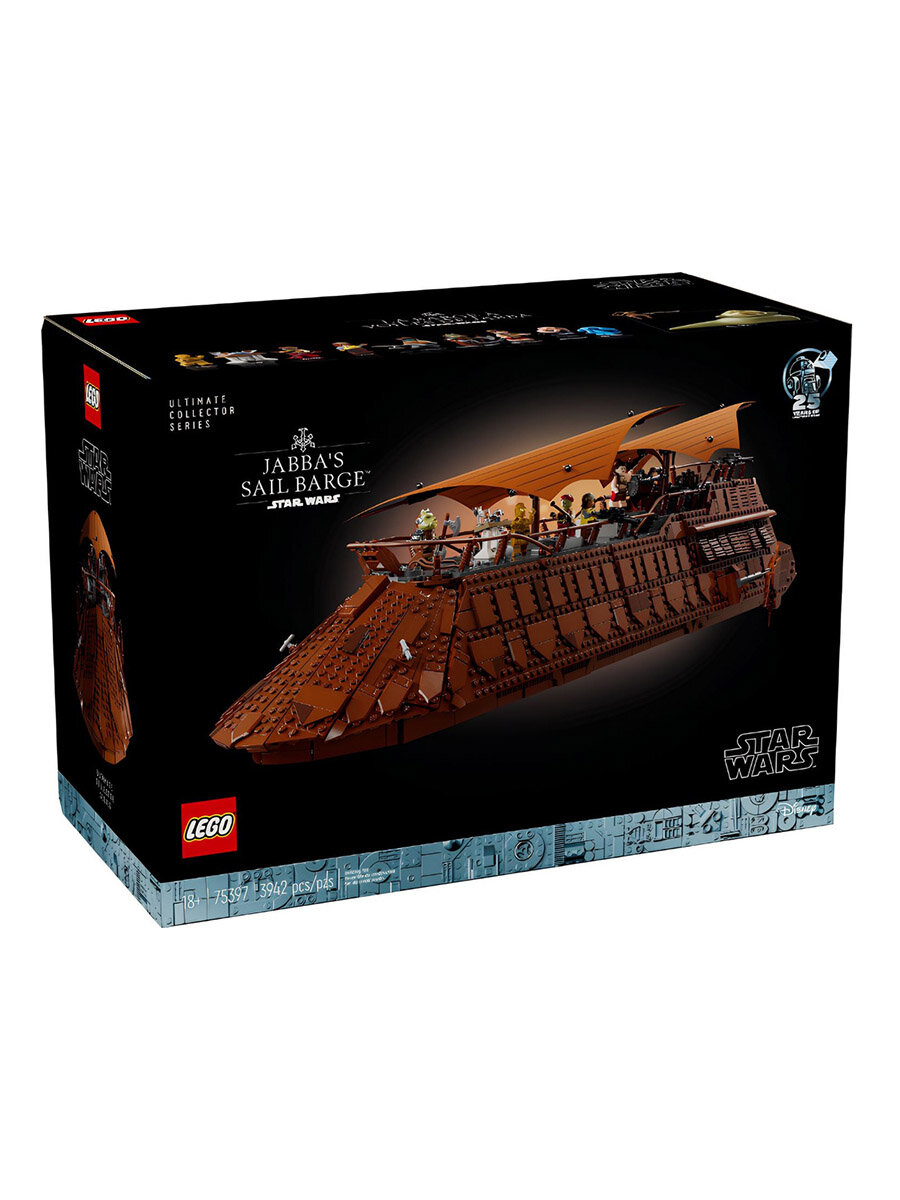 Конструктор LEGO Star Wars Парусная баржа Джаббы, 3943 деталей, возраст 18+, 75397