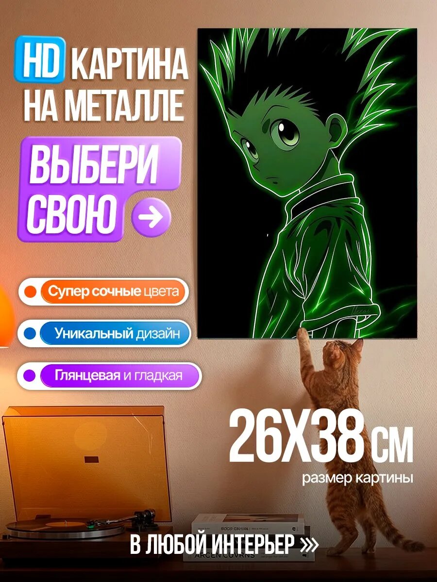 Картина на HD металле Гон Фрикс