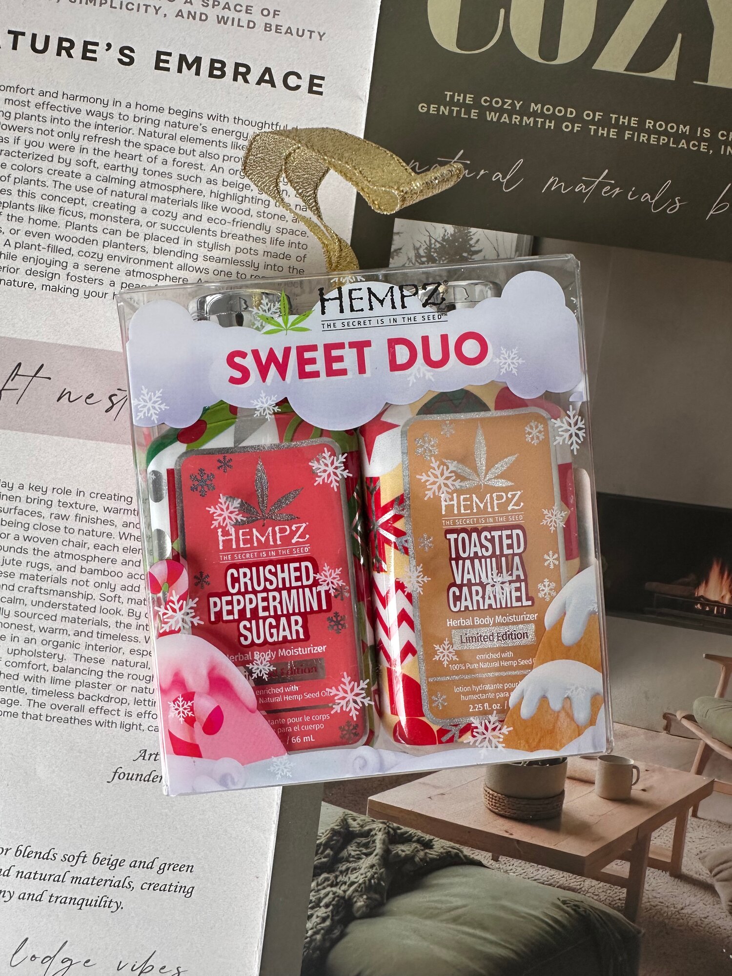 Увлажняющий мини лосьон для тела Hempz