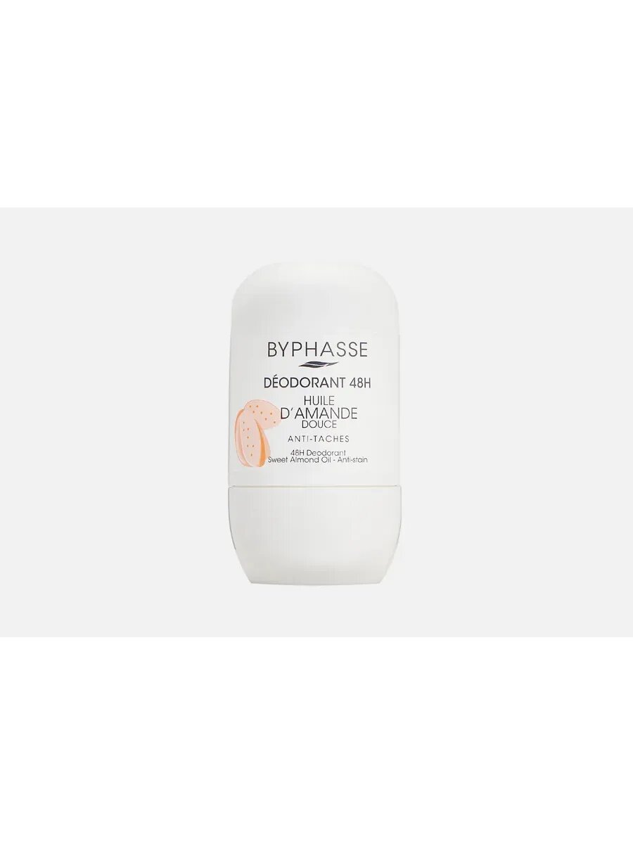 Дезодорант-ролик для тела BYPHASSE ALMOND OIL 50 мл