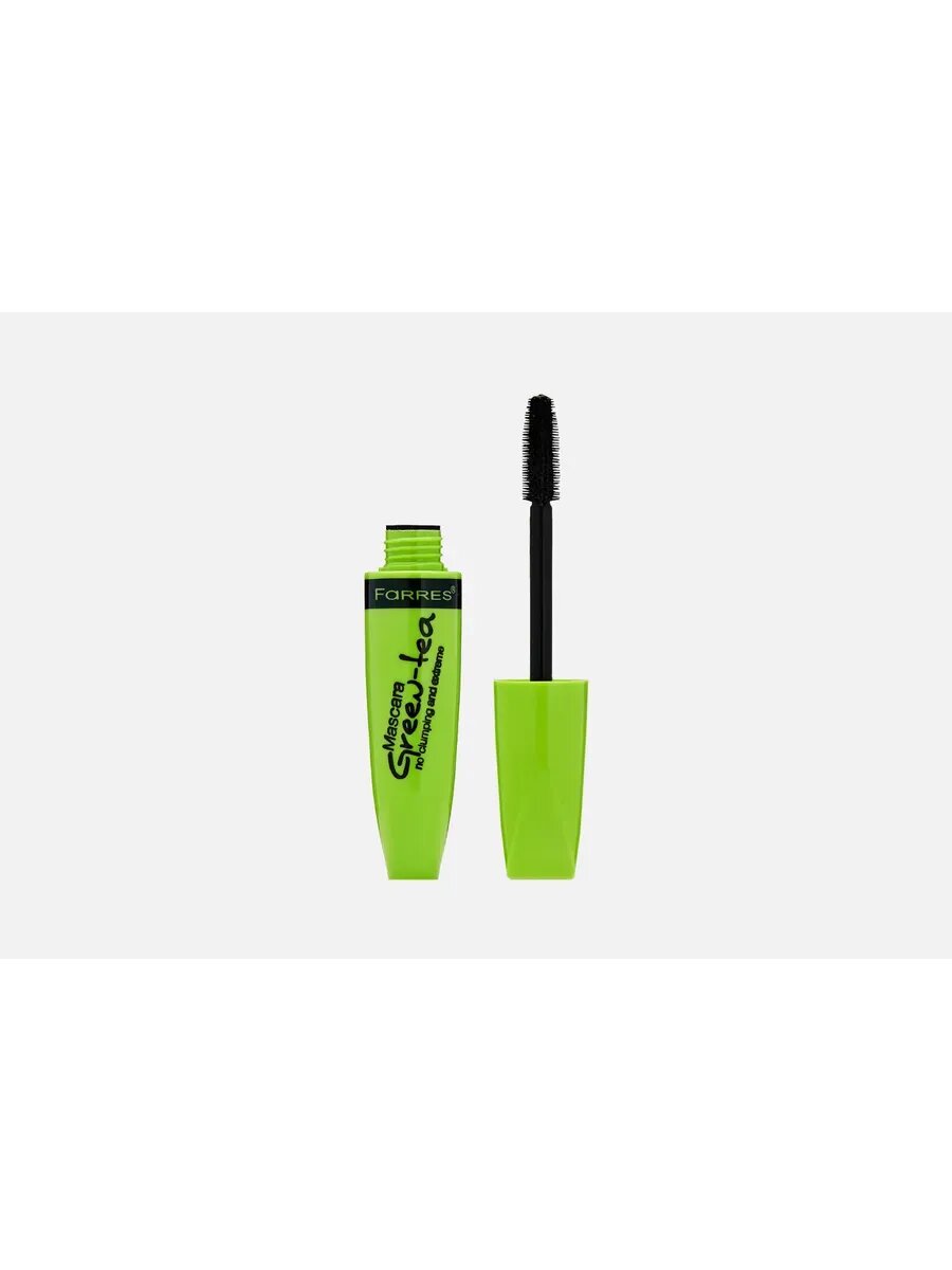 FARRES Green Tea with a fluffy brush green case Тушь 13.1мл