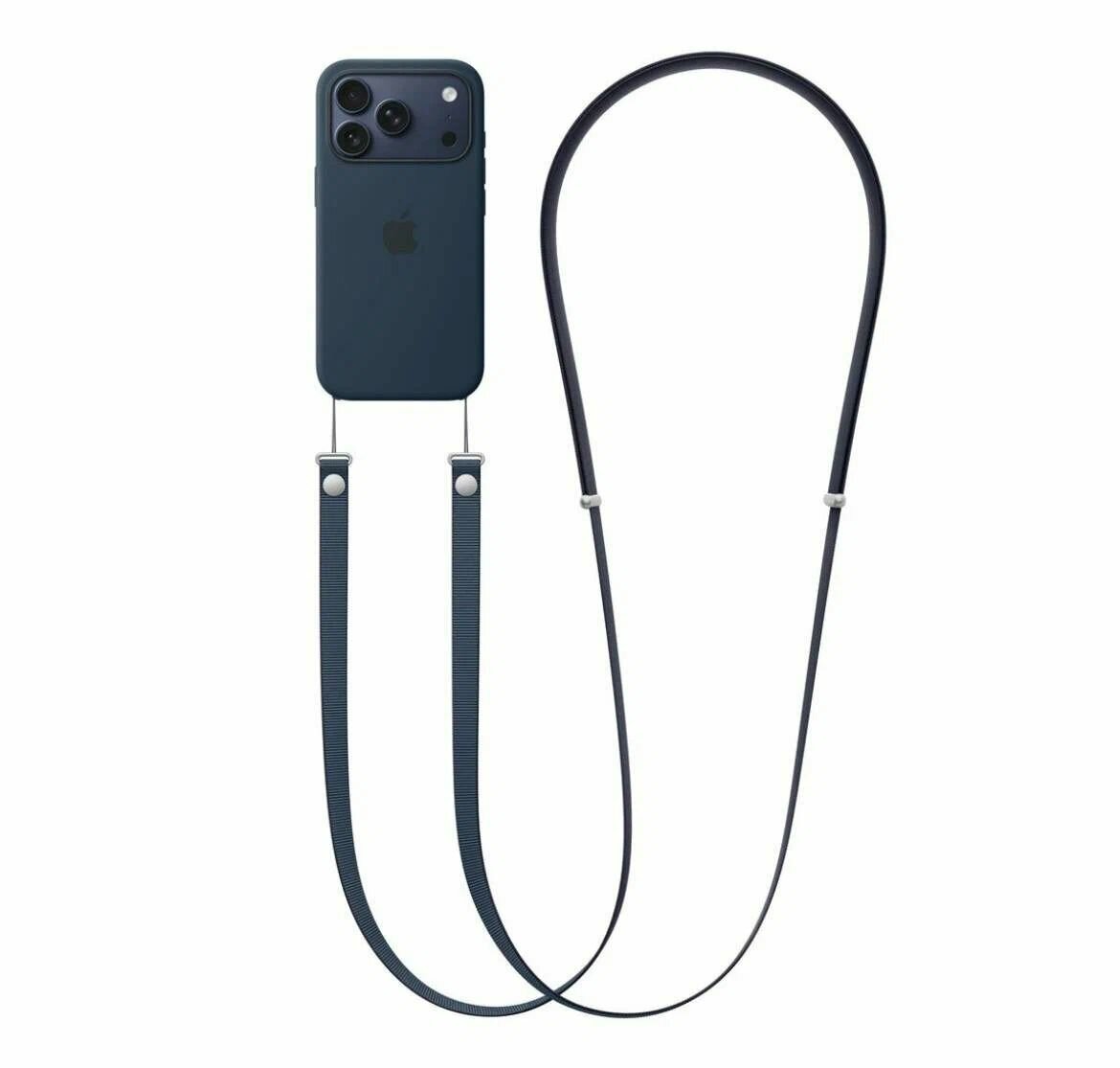 Шнурок для iPhone Crossbody Strap, ремешок через плечо, 17, 17 Air, 17 Pro, 17 Pro Max / Синий