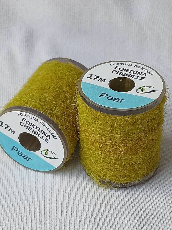 Синель Fortuna Chenille, цвет Pear (17 м. на катушке)