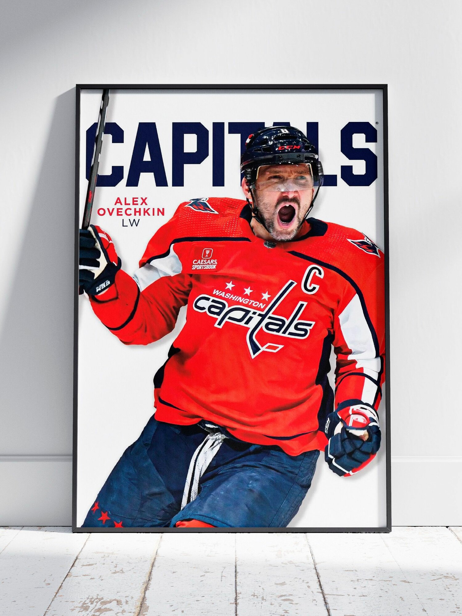 Плакат на стену для интерьера Легенды Хоккея (Александр Овечкин - Alexander Ovechkin 4) A4 (21x30 см)
