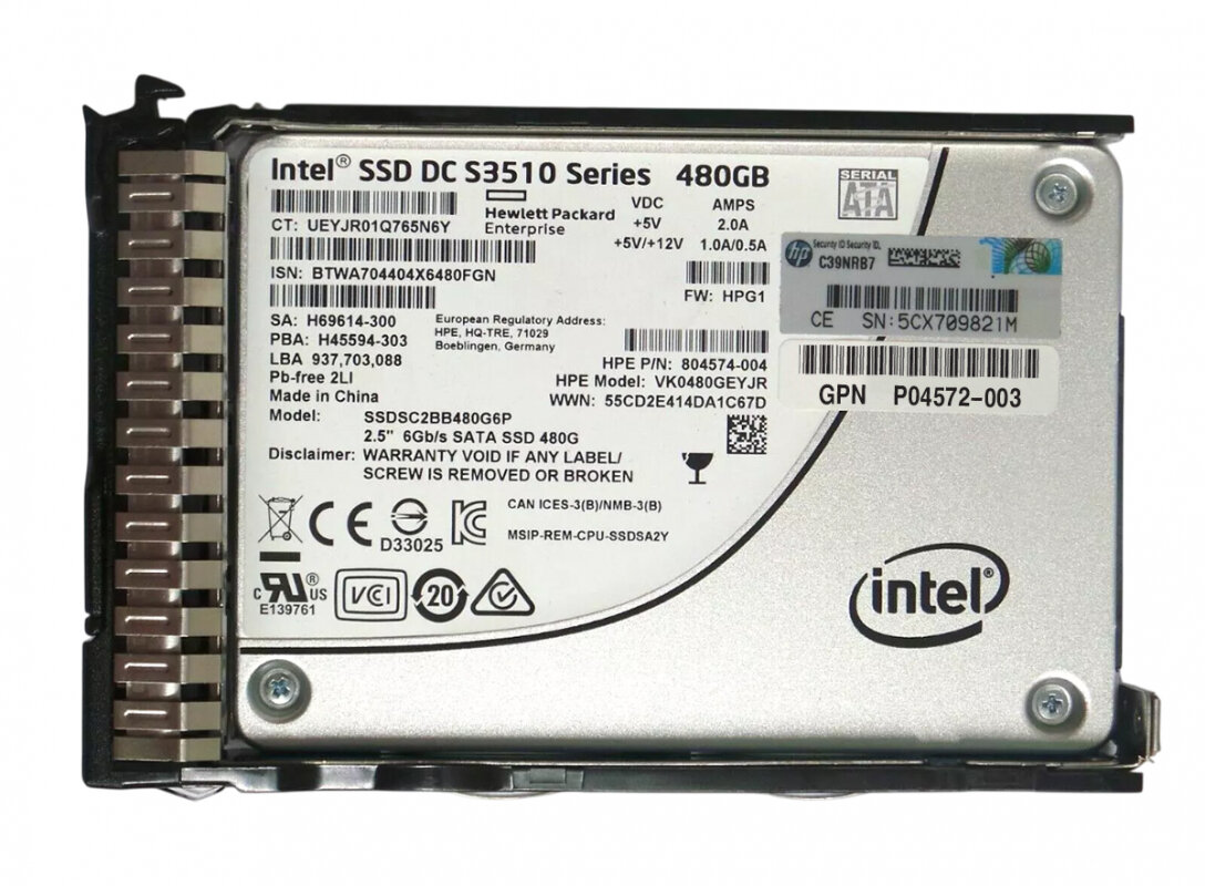 Жесткий диск HP P04572-003 480Gb SATAIII 2,5" SSD