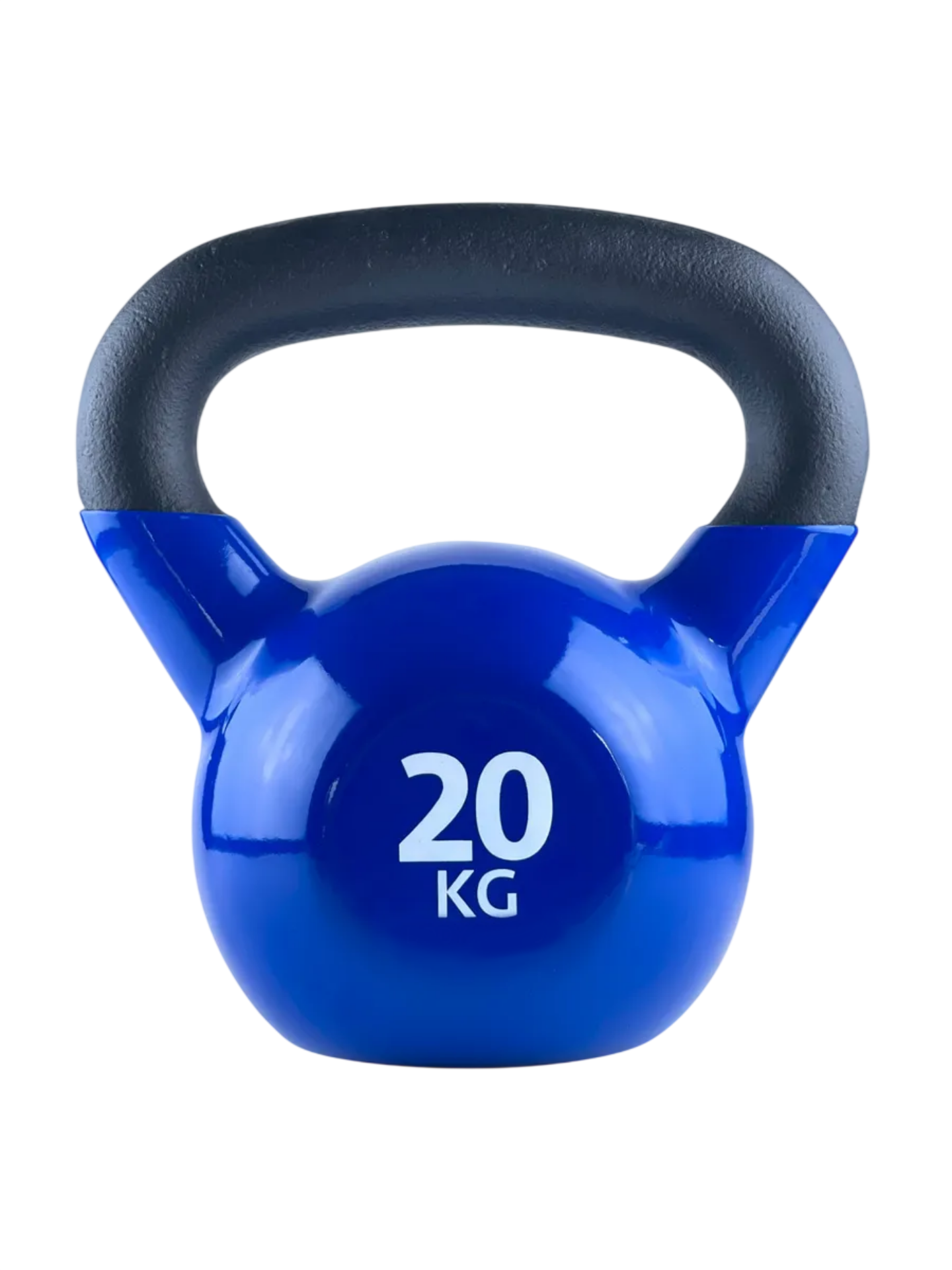 Гиря чугунная цельнолитая с виниловым покрытием для фитнеса и кроссфита SportElite