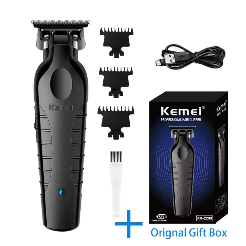 Kemei KM-2299 черный триммер для волос