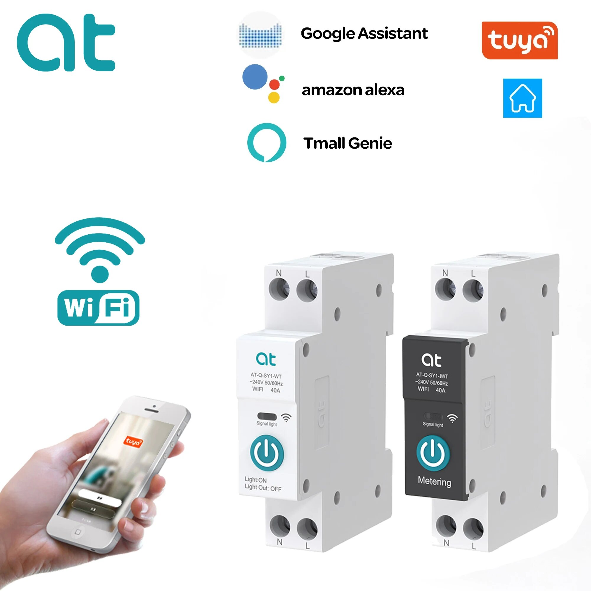 TUYA WIFI Smart Circuit Breaker 1P 63A