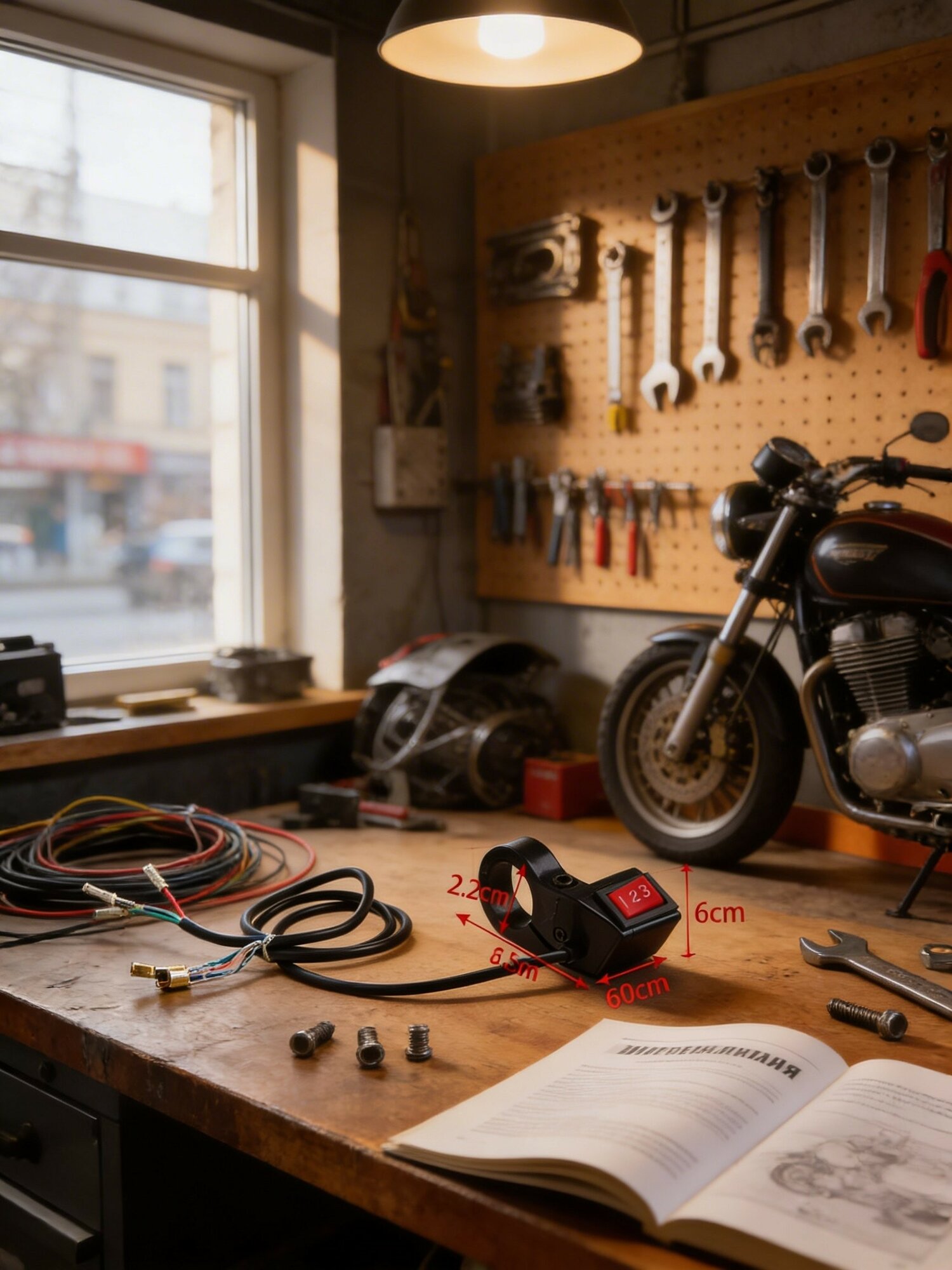 Электрический 3-скоростной модуль переключения 22 мм, черный — для руля электровелосипеда, электросамоката, мотоцикла и квадроцикла