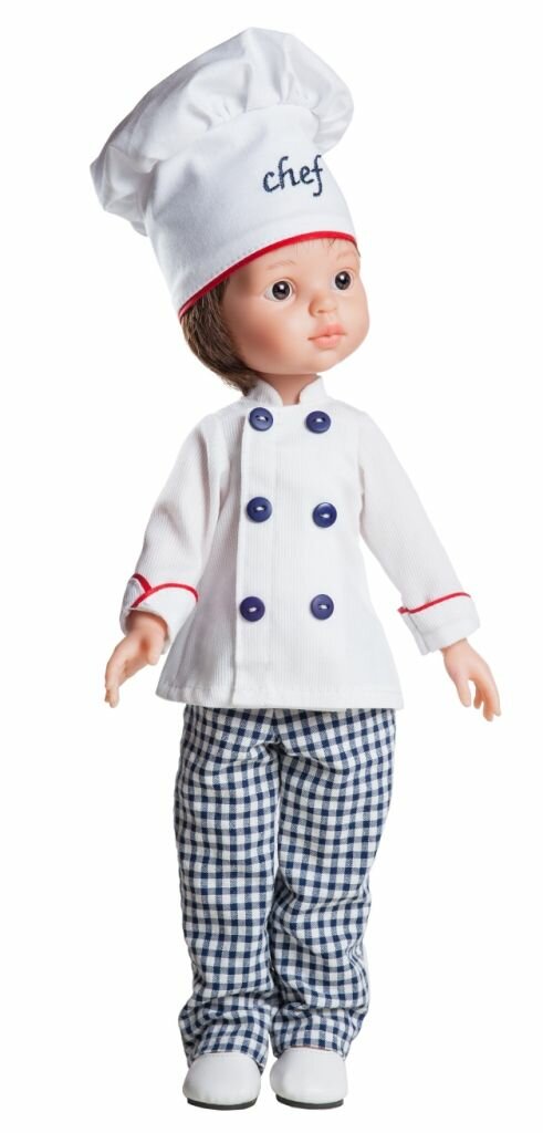 Кукла Paola Reina - Кукла Carlos Chef/Карлос Шеф-повар, 32 см - Паола Рейна 04612