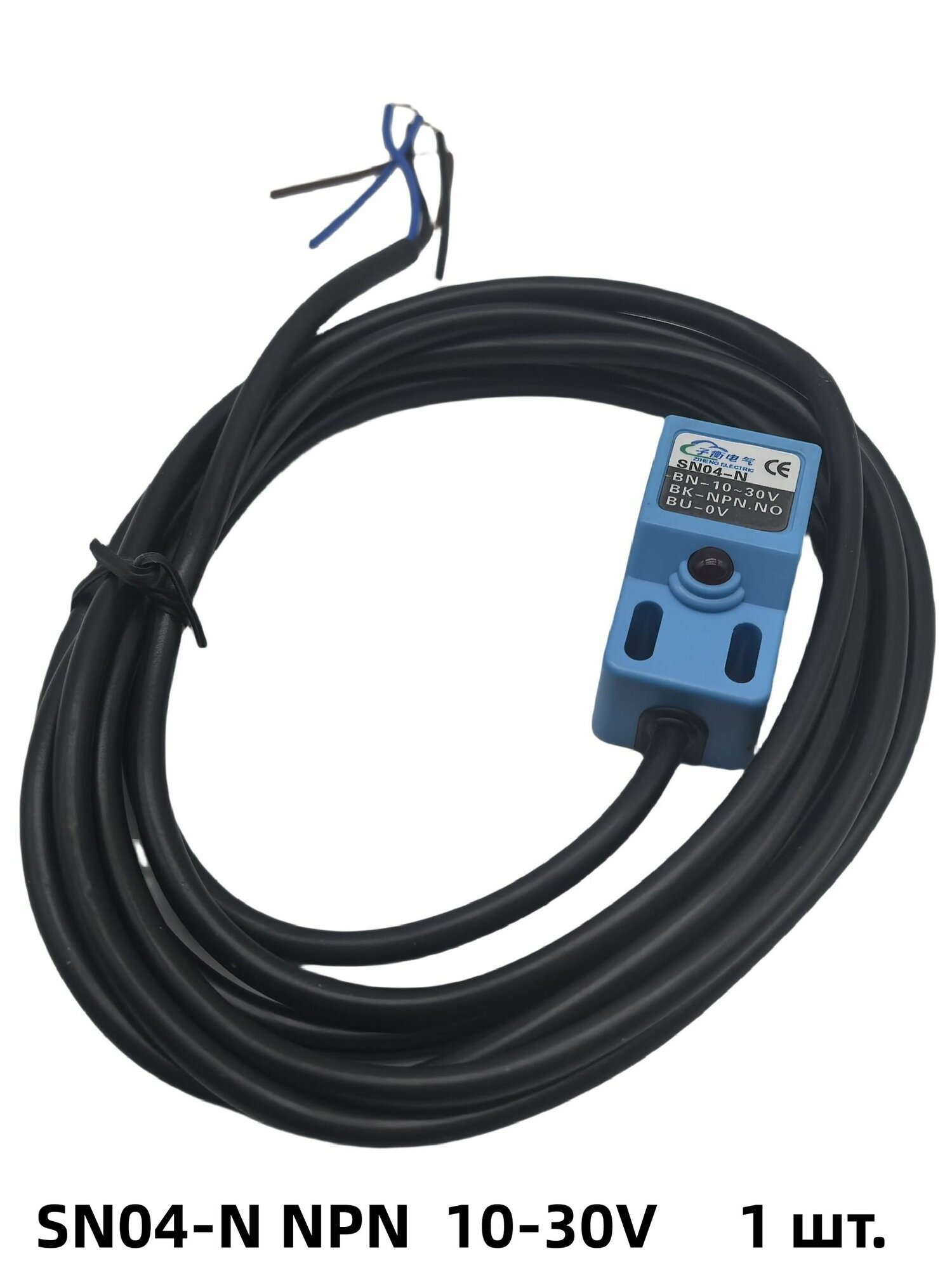 Бесконтактный датчик приближения SN04-N NPN NO, 3-проводной, постоянный ток 10-30V, индуктивный датчик для металла, концевой выключатель