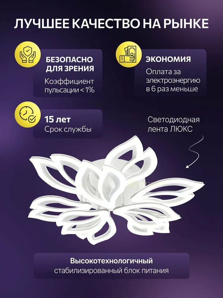 Люстра, LED, 180 Вт — фото 1