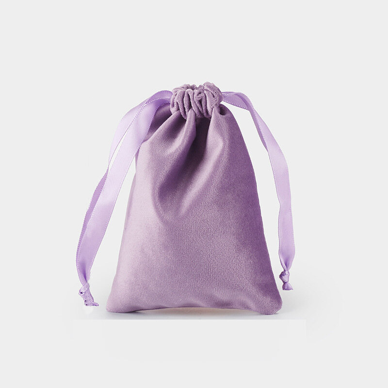 Сумка Lucky Bag, бархат, фиолетовая, 30x40 см