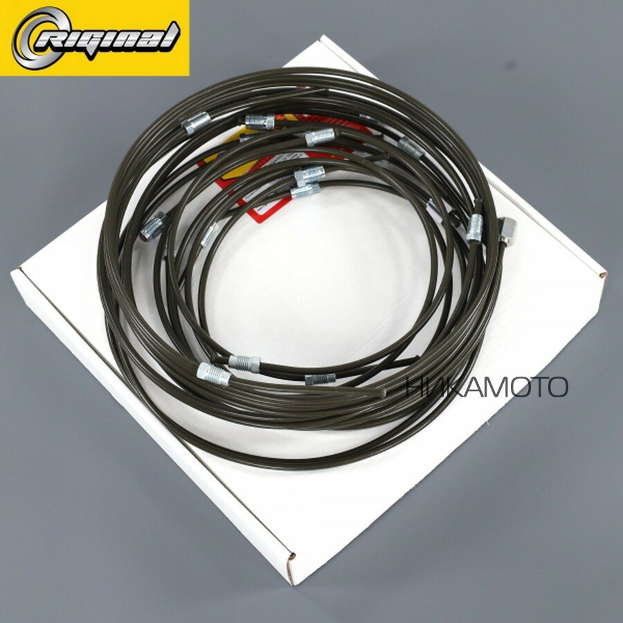 RIGINAL RG2170-3506500 Трубки тормозные для а/м ВАЗ-2170 без АБС омедненные с полимерным покрытием (кт10 шт.) RIGINAL