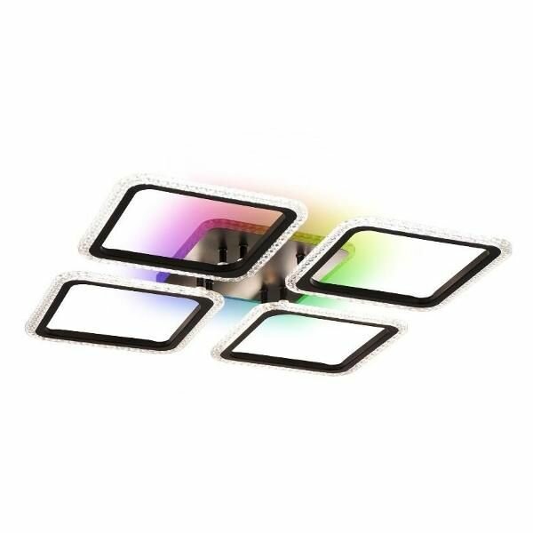 Люстра Estares RGB 100W-APP-540X540X70-BLACK