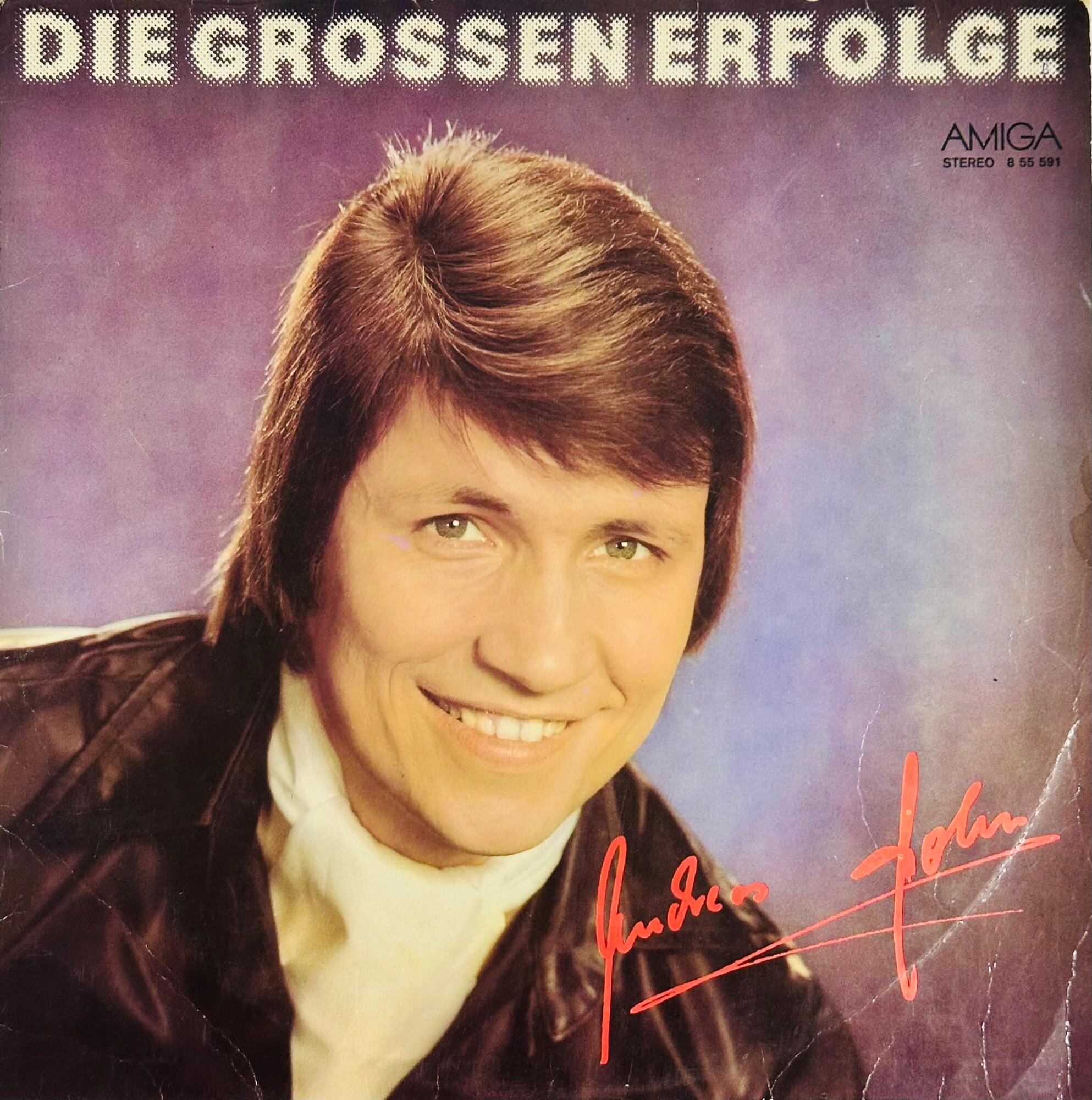 Andreas Holm "Die Grossen Erfolge", винил LP12" 1978 GDR